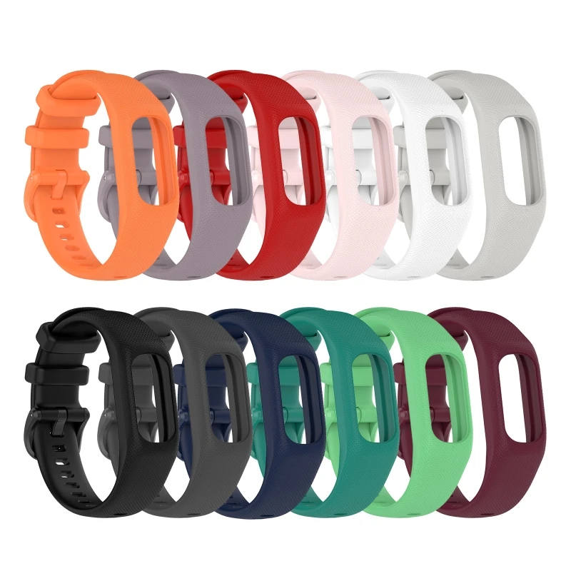 Silicone-Band-Strap-for-Garmin-Vivosmart-5-Smartwatch-Bracelet-Case ...