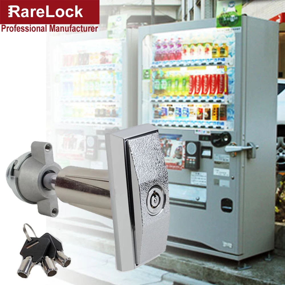T Handle Vending Machine Lock With 3 Tubular Keys For Bussiness ...