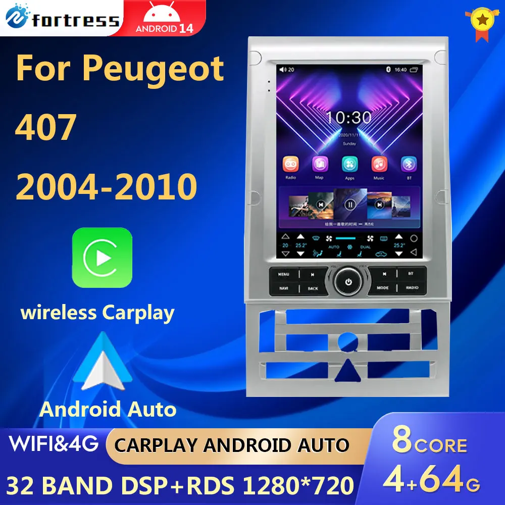 9-7-IPS-Car-Radio-For-Peugeot-407-2004-2012-Carplay-Multimedia-DVD ...