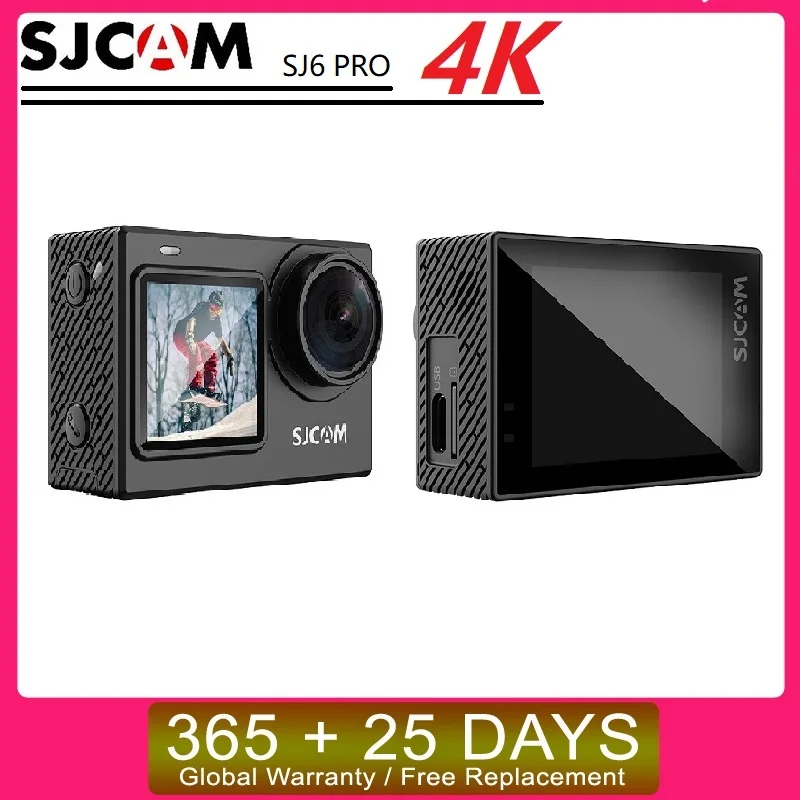 SJCAM-SJ6-Pro-Dual-Screen-4K-A-o-Capacete-Esportes-C-mera-DV-Imperme ...