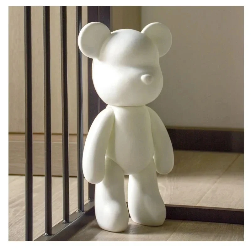 Escultura-de-oso-fluido-hecha-a-mano-oso-violento-Popobe-molde-blanco ...