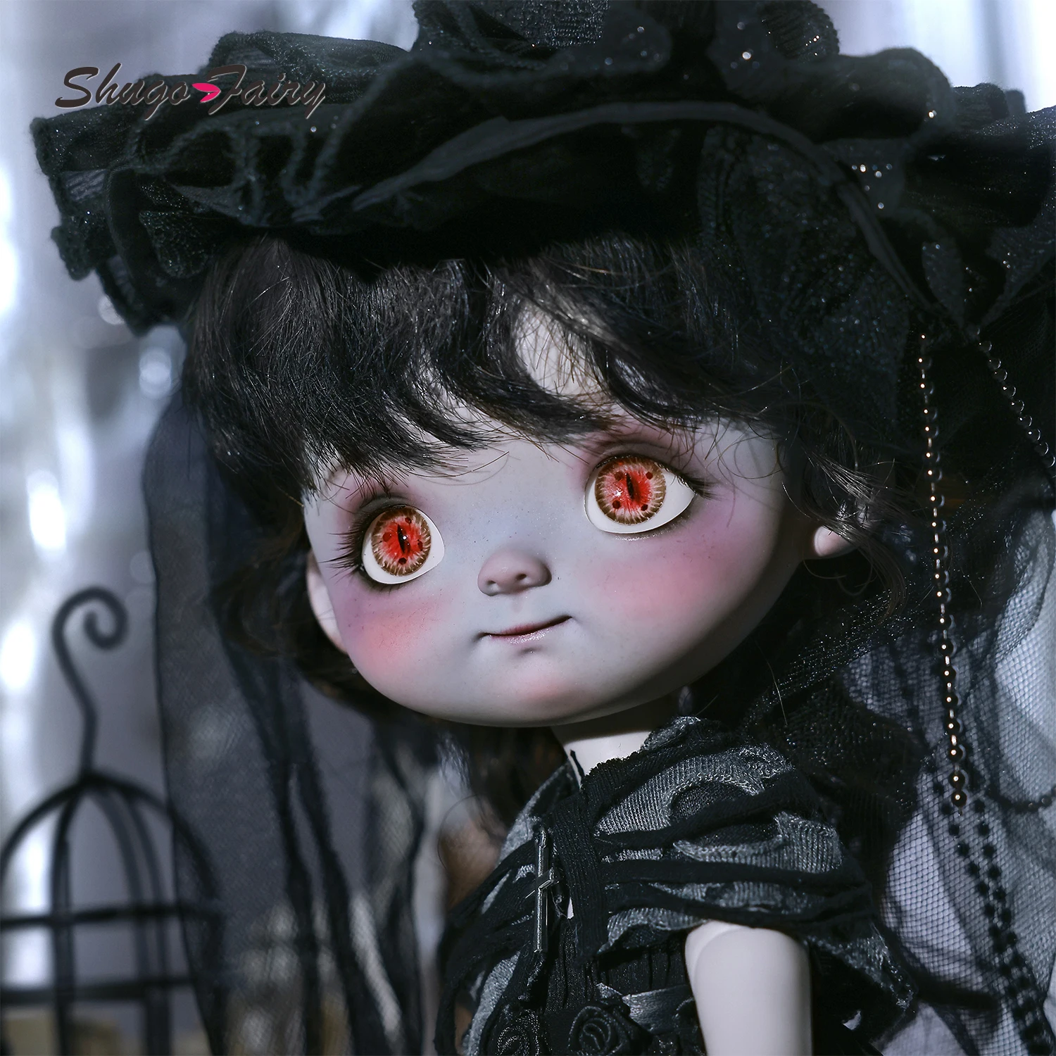 ShugaFairy Meng 1/6 Bjd Dolls Sacrificial Maiden Big Head Horror Night ...