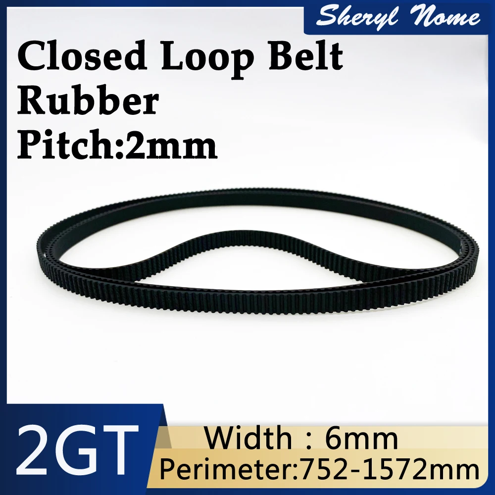 2GT-2MGT-closed-loop-belt-width-6mm-perimeter752-760-782-784-800-810 ...