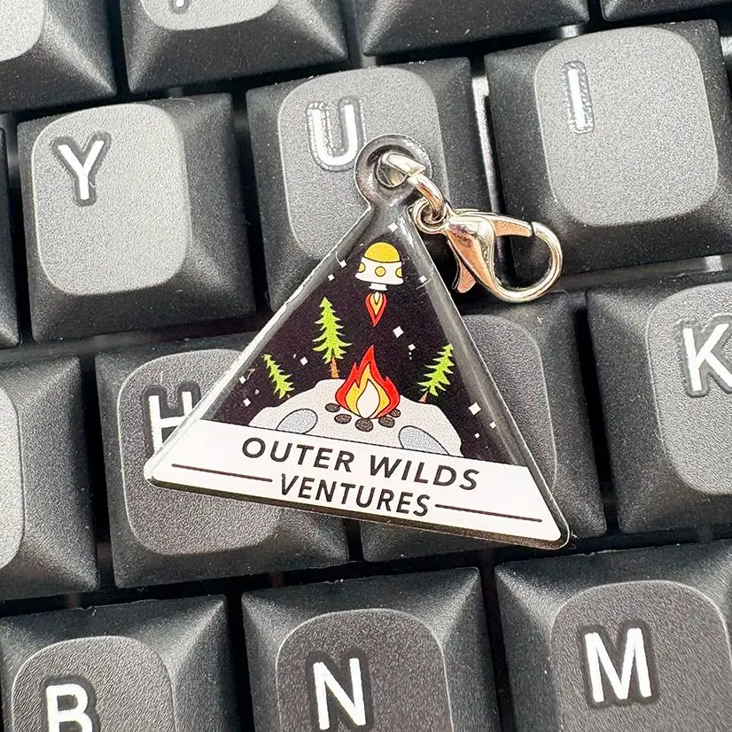 Outer Wilds Quantum Moon Symbol Key Chain: The Perfect Tribute for Fans ...