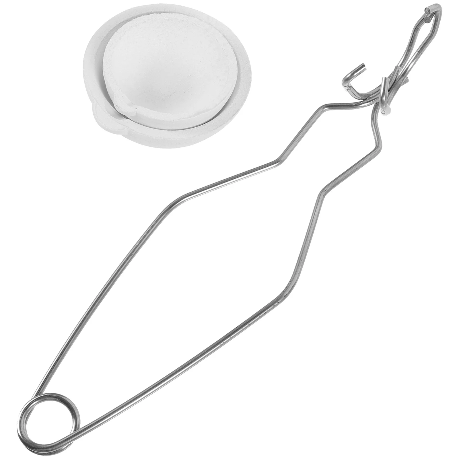 Melting-Ceramic-Crucible-Set-Circle-Crucibles-Clamp-Metal-Gold-Casting ...