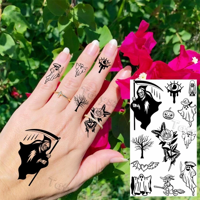 Evil Eye Finger Tattoo