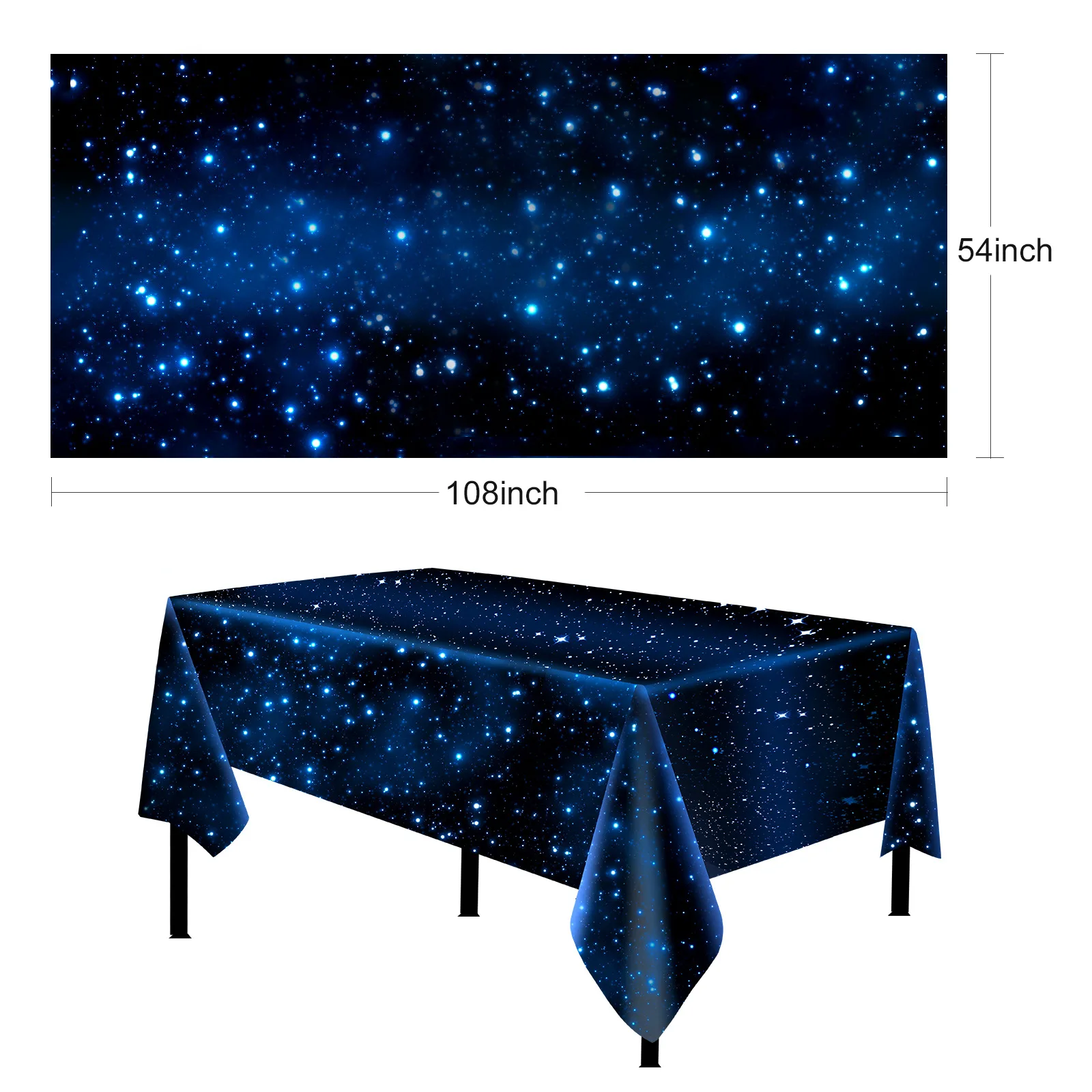 Space-Tablecloth-Starry-Night-Tablecloth-Decorations-Plastic-Galaxy ...