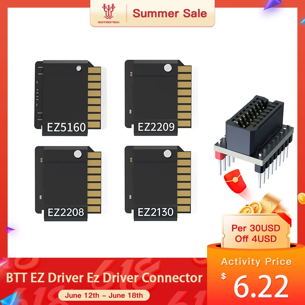 BIGTREETECH EZ2209 V1.0 EZ5160 Pro V1.0 EZ2208 EZ Driver Connector 3D ...