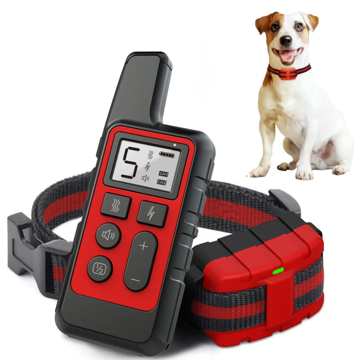 Dog Training Collar com Display LCD Remoto, USB Recarregável, Controle ...