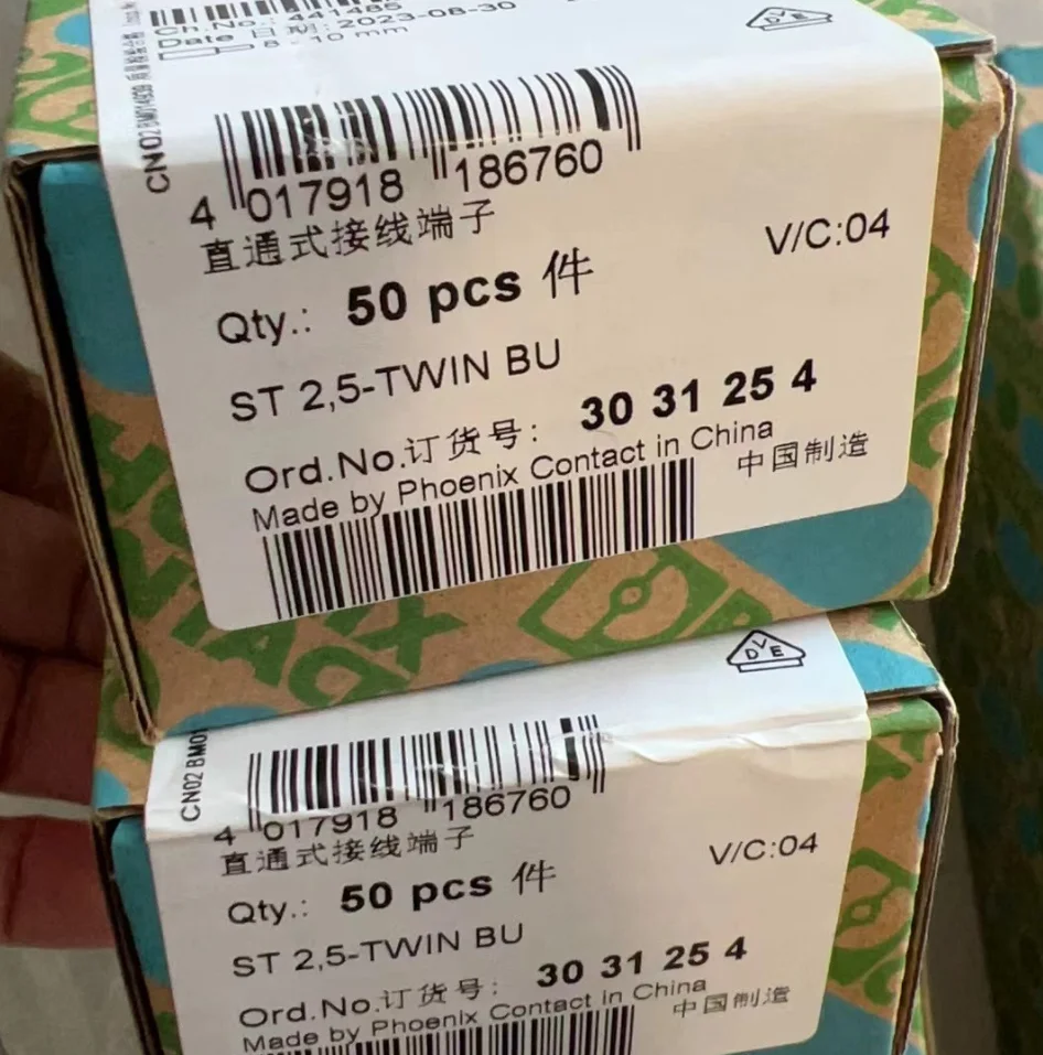 Phoenix-ST-2-5-TWIN-3031241Feed-through-terminal-block-Genuine-and ...