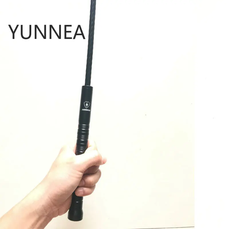 40CM Outdoor EDC Portable Tactical Wire Whip Aluminum Alloy Handle ...