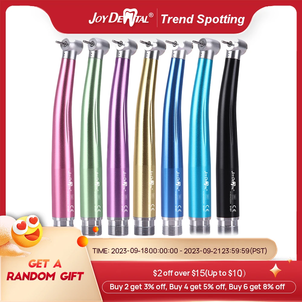 JOY-DENTAL-High-Speed-Air-Turbine-Handpiece-Push-Button-Single-Water ...