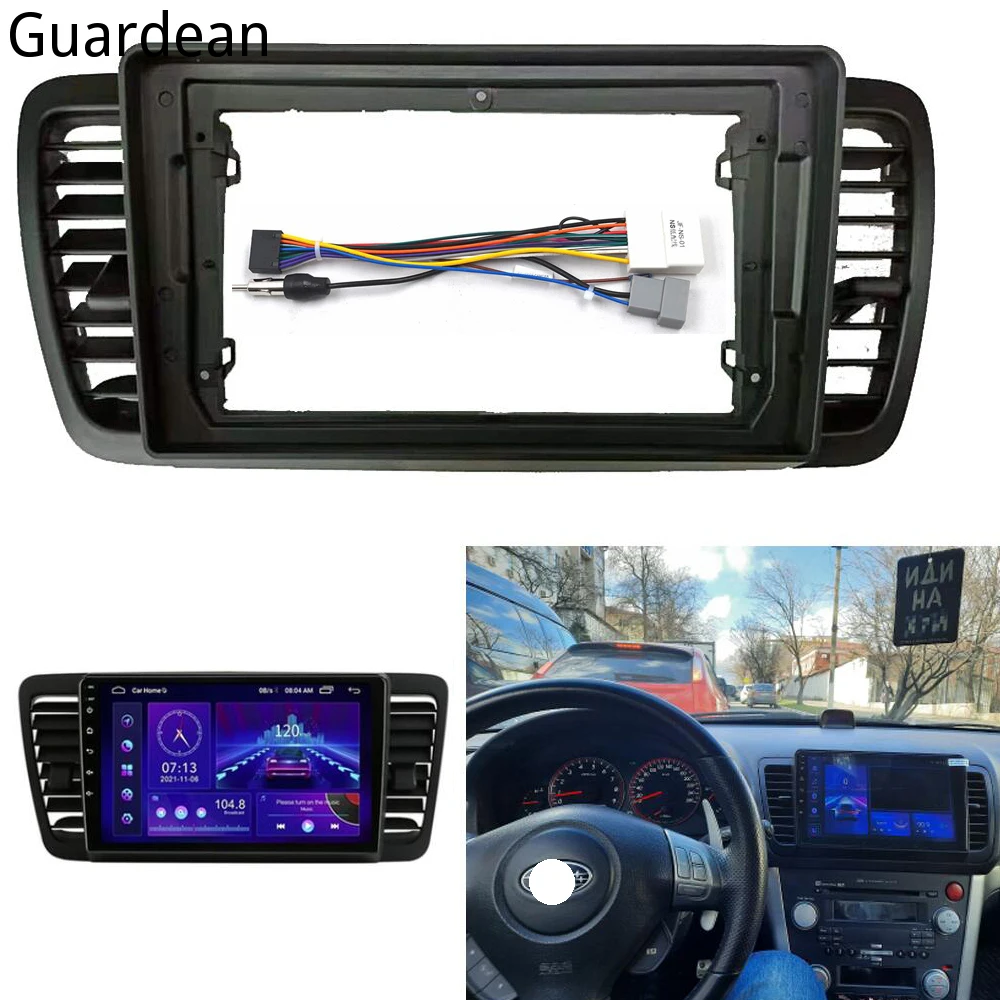 9 Inch 2 Din Car Stereo Radio Fascia For Left steering wheel Subaru ...