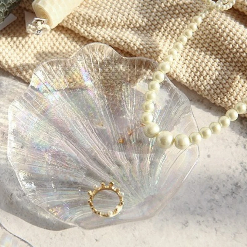 Colorful Shell Small Plates, Shooting Props, Nail Art Jewelry Storage ...