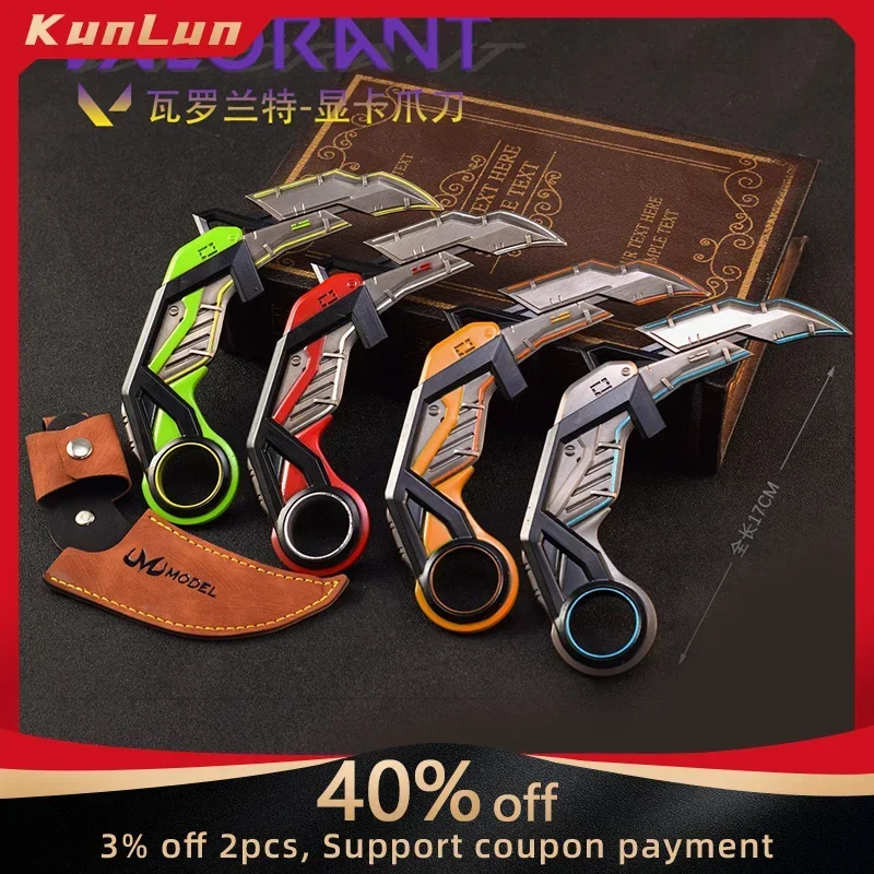 17cm-Valorant-RGX-Karambit-Reaver-Melee-Weapon-Metal-Craft-Knfie-Model ...