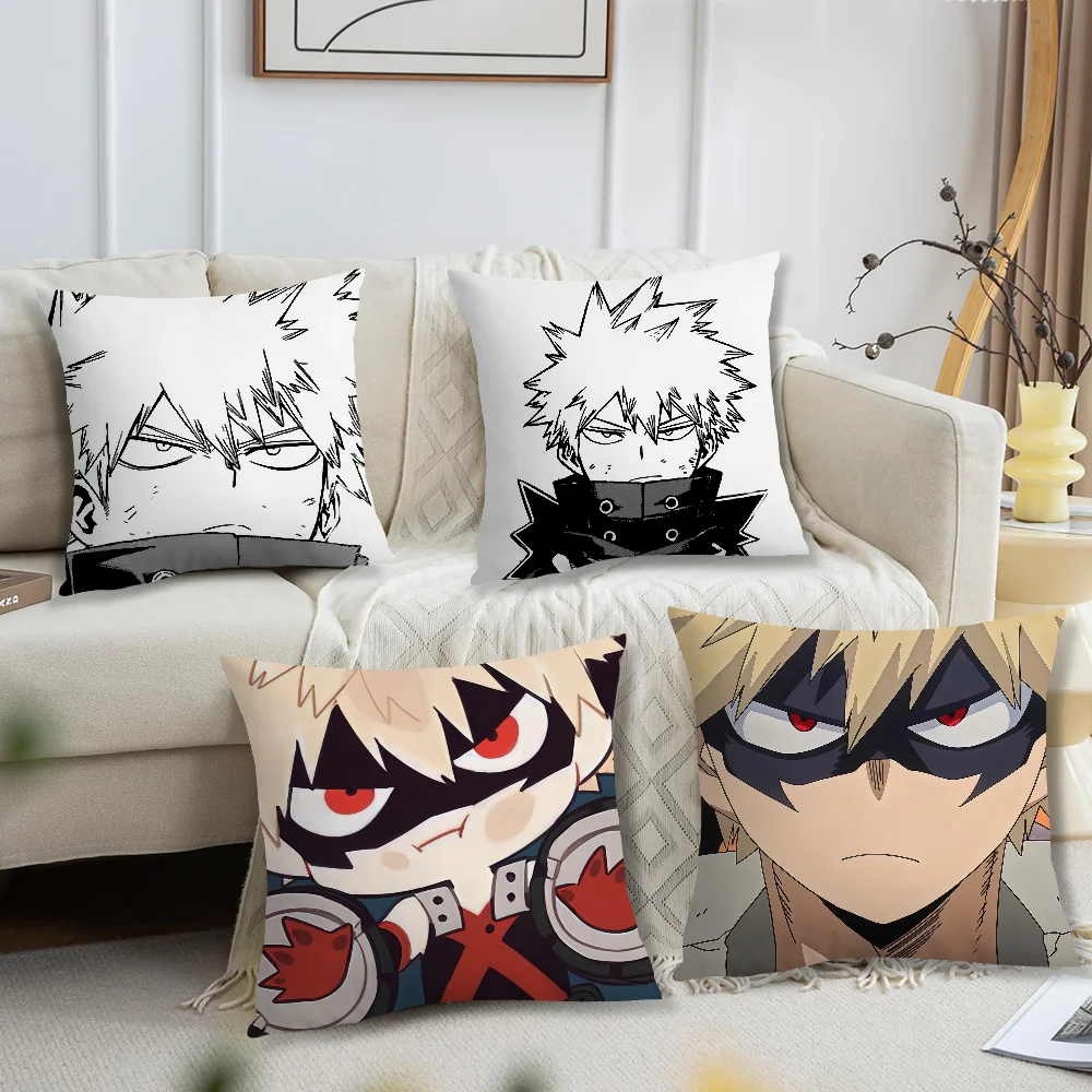 Anime M-My H-Hero Academia Katsuki Bakugo cushion cover Living Room ...