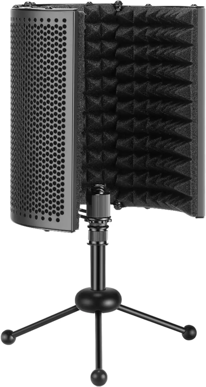 Neewer-NW-13-Microphone-Isolation-Shield-Compact-Acoustic-Sound-Shield ...
