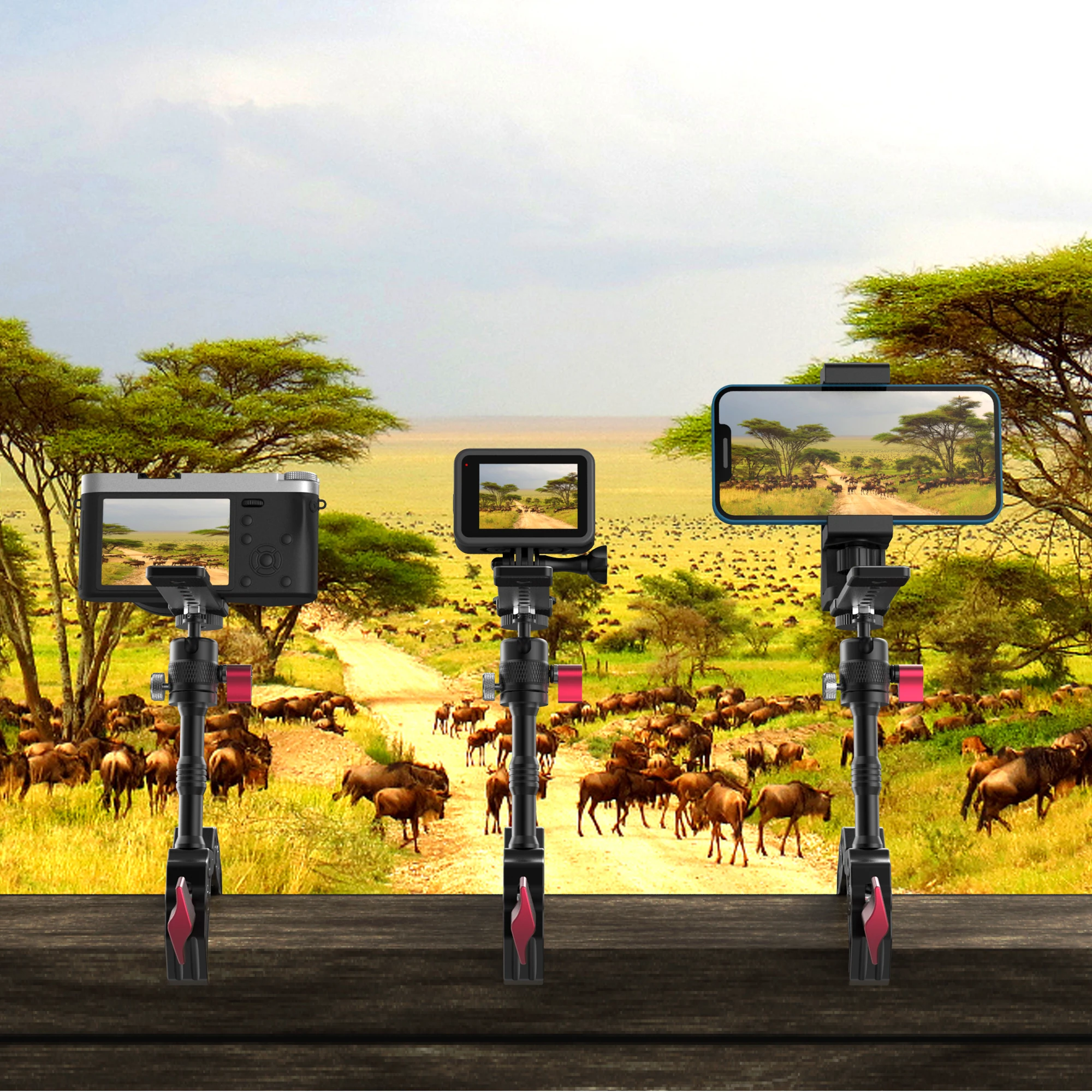 New-Camera-Mount-Holder-Mounting-Arm-for-gopro-Insta360-Mount-Tracking ...