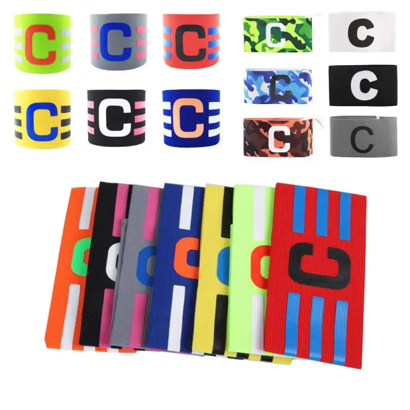 Professional-Football-Armband-Nylon-Adjustable-Soccer-Arm-Band-Leader ...