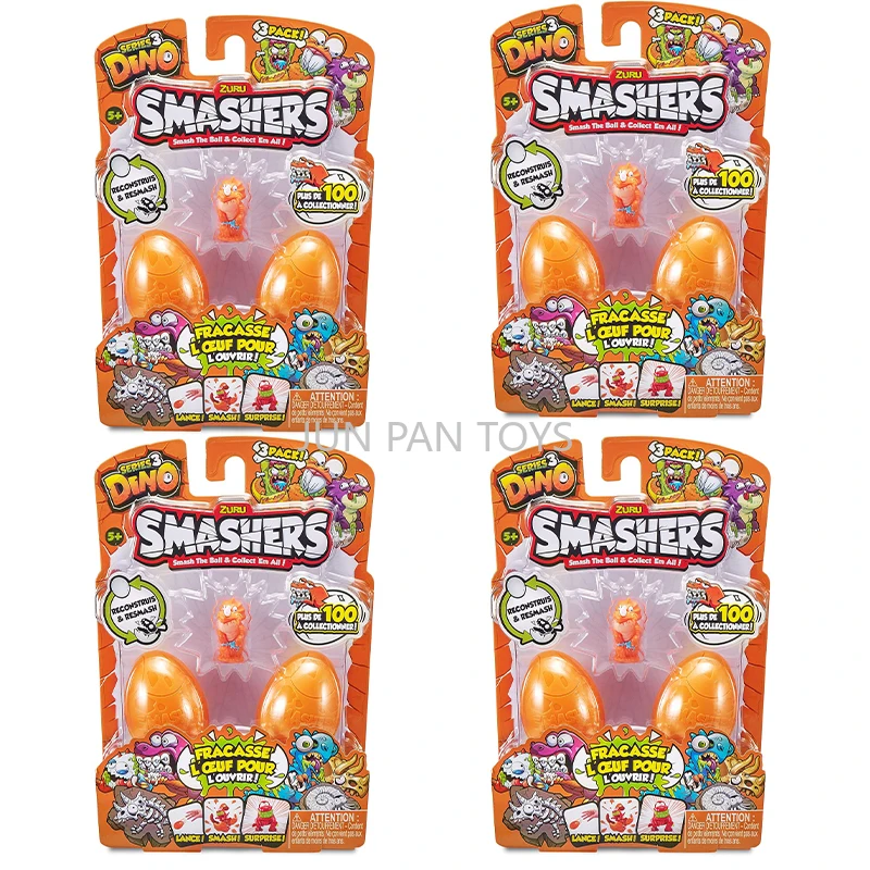 Juguete de dinosaurio original Zuru Smashers Smash The Ball Fracasser ...
