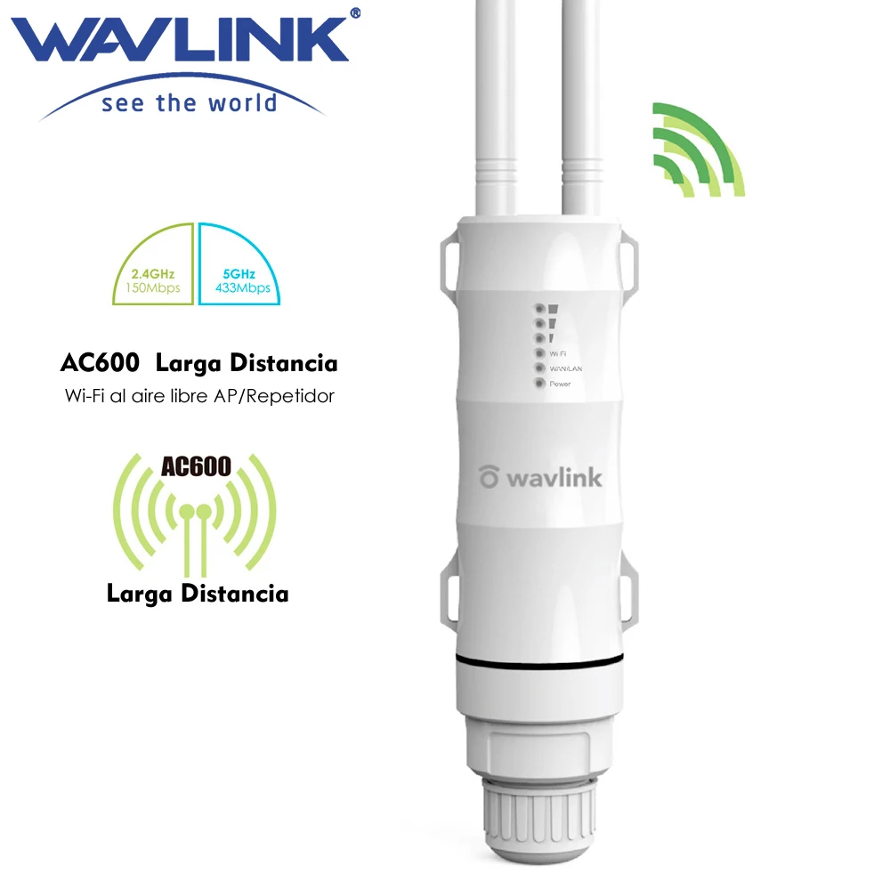 Ac600 roteador wi fi exterior de alta potência/ponto de acesso/cpe/wisp ...