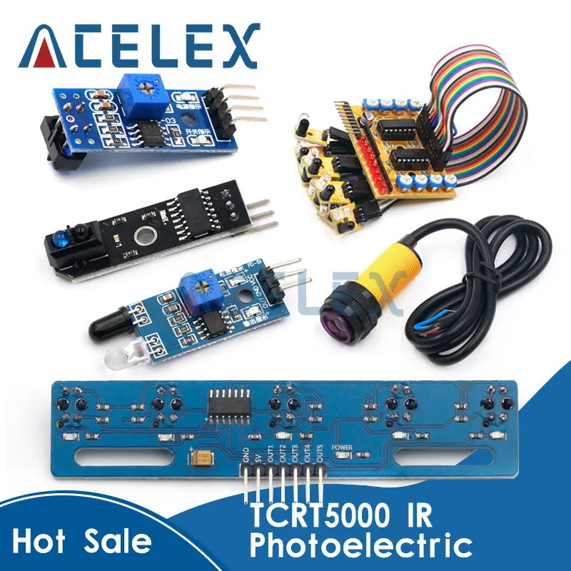 Tcrt5000 Ir Infrared Line Track Follower Sensor Tcrt5000l Obstacle ...