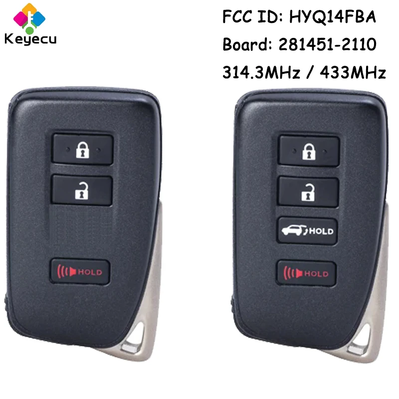 KEYECU-281451-2110-Smart-Remote-Car-Key-for-Lexus-LX570-NX200t-NX300 ...