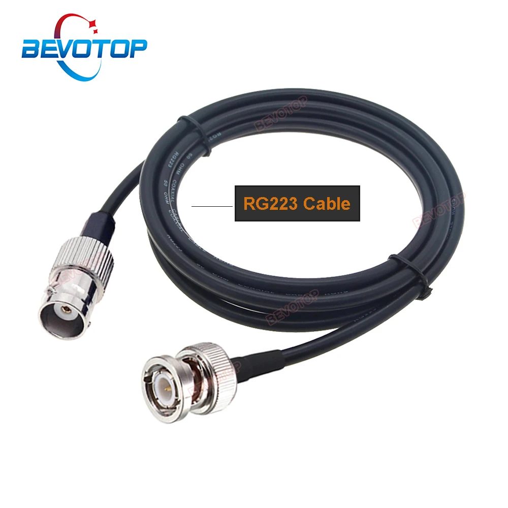 Cable Coaxial RG223 RF, conector BNC macho a BNC hembra, de alta ...
