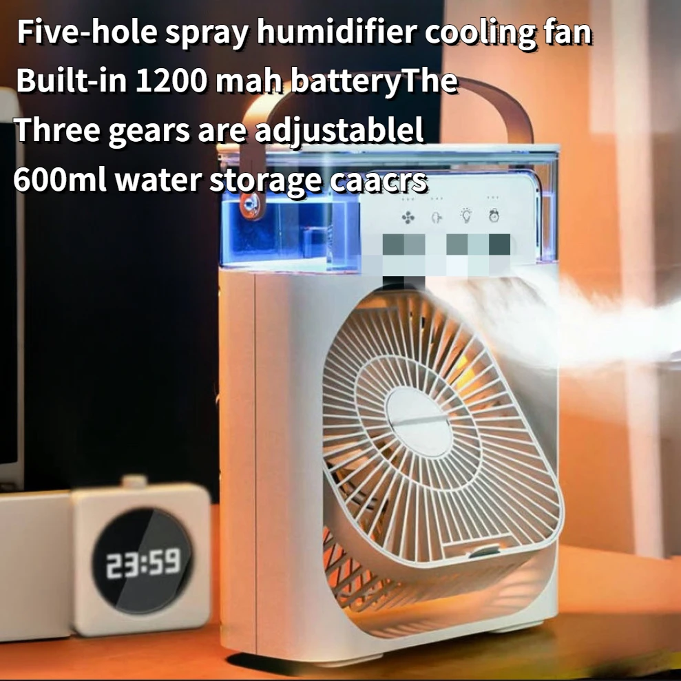 Portable-Fan-Air-Conditioner-Three-Levels-Adjustable-USB-Electric-Fan ...