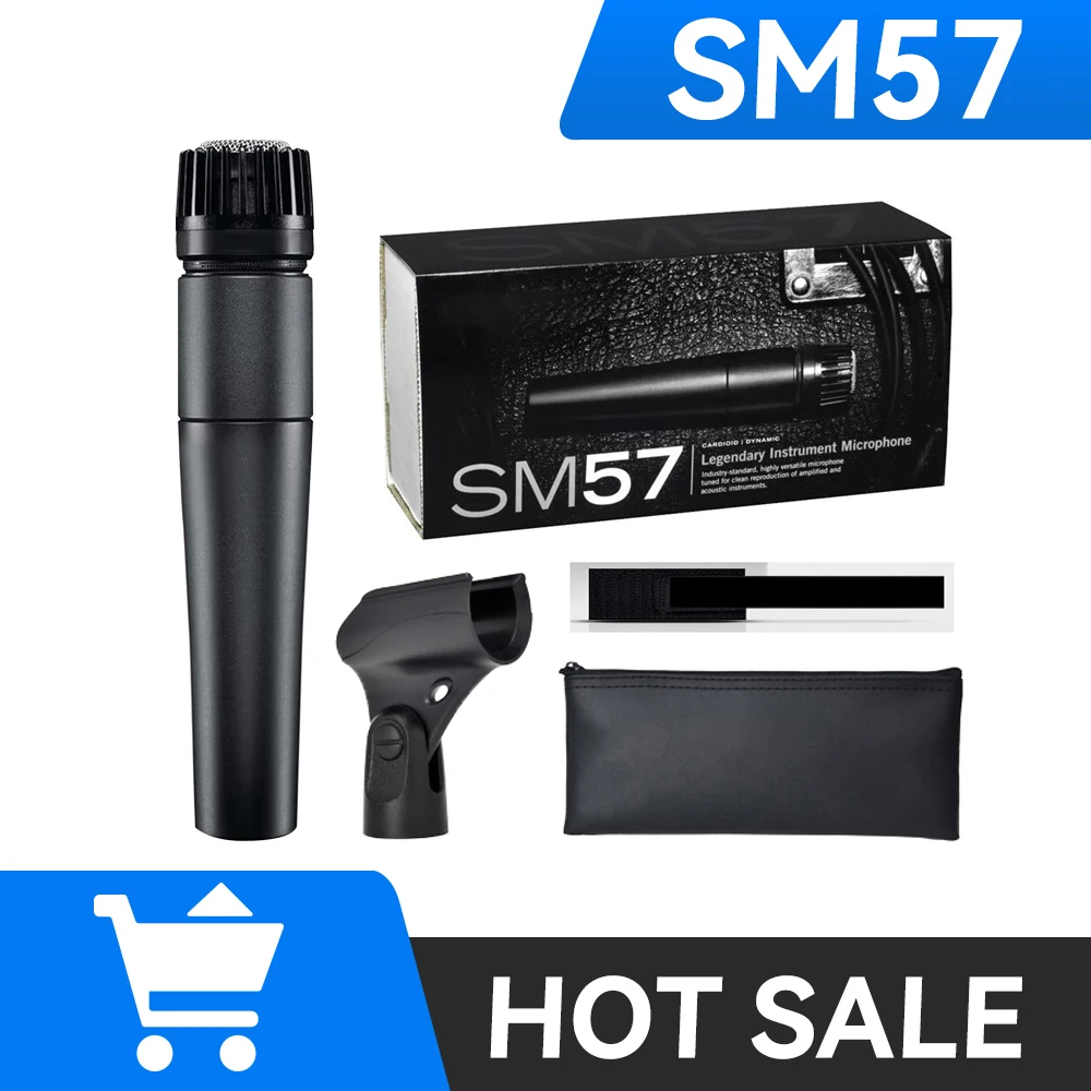 Microfone de instrumento dinâmico SM57 - Qualidade profissional e ...