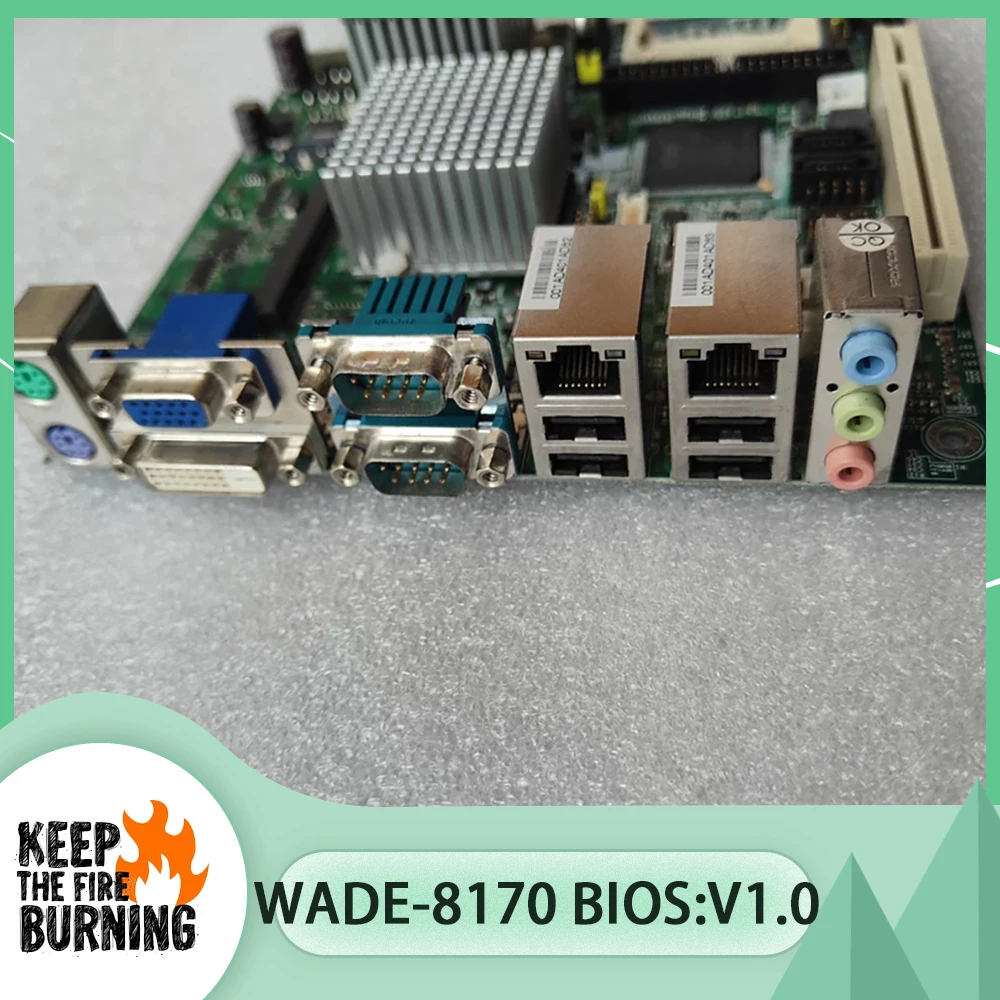 WADE-8170 BIOS:V1.0 Dual port industrial control motherboard WADE-8170 ...
