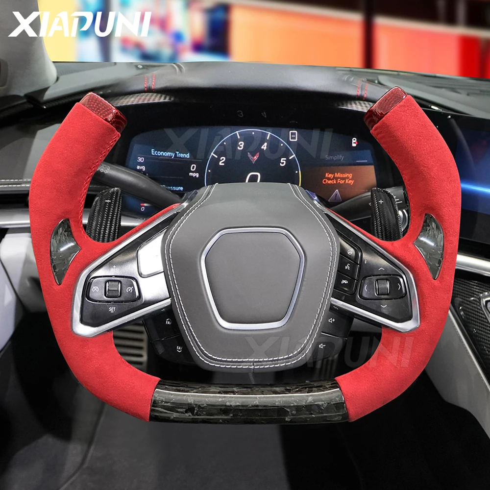 Customized Steering Wheel For Chevrolet Corvette Chevy Camaro C8 ss ...