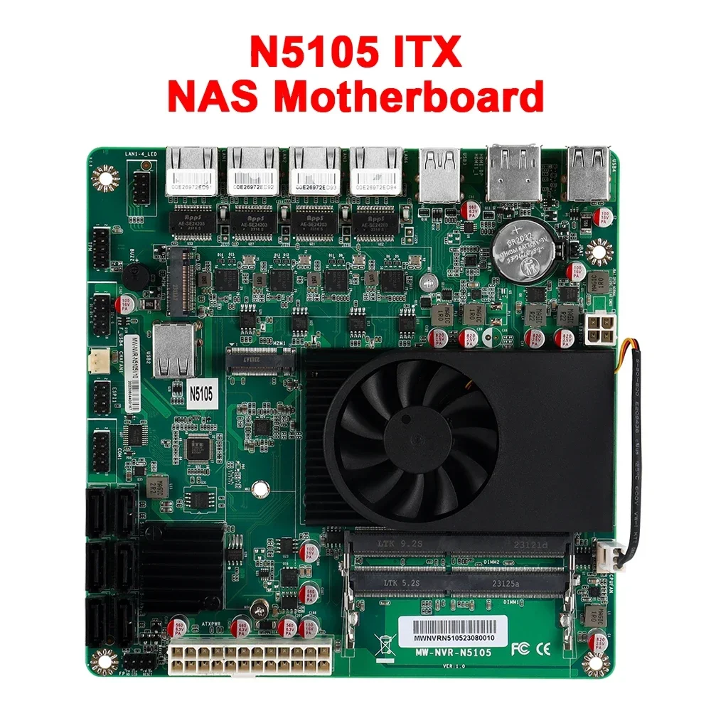 Intel-N5105-Nics-Industrial-Motherboard-Home-4-Cores-4-Threads ...