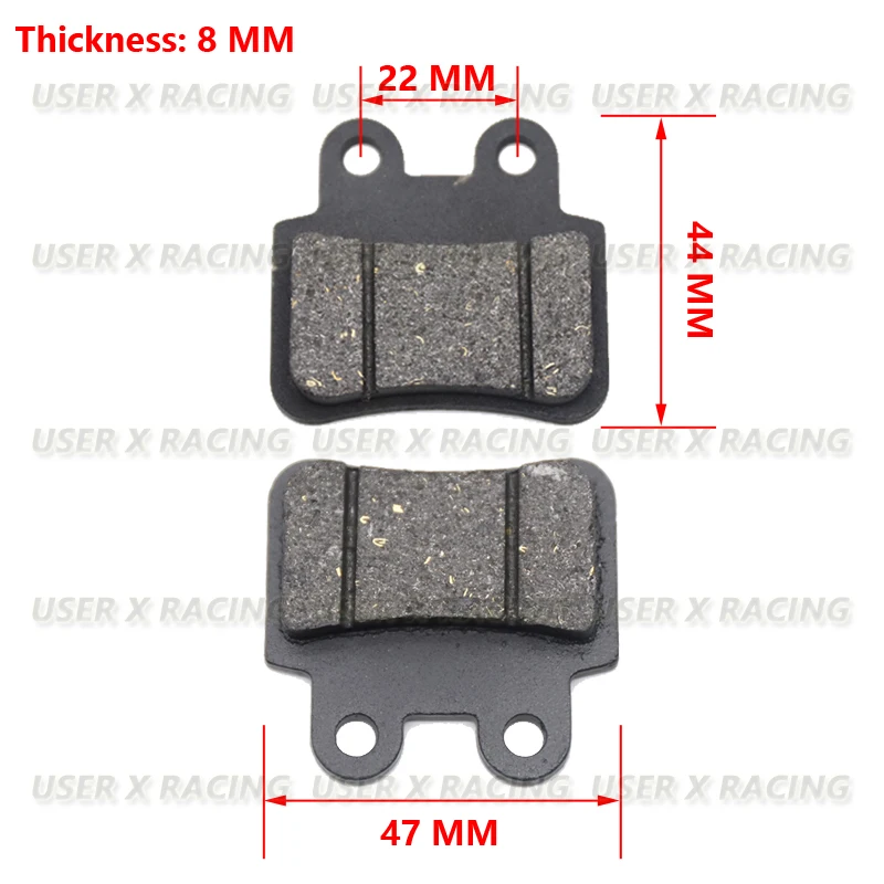 USER-X Universal Motorcycle Disc Brake Pad Brakes Front Rear Disc Brake ...