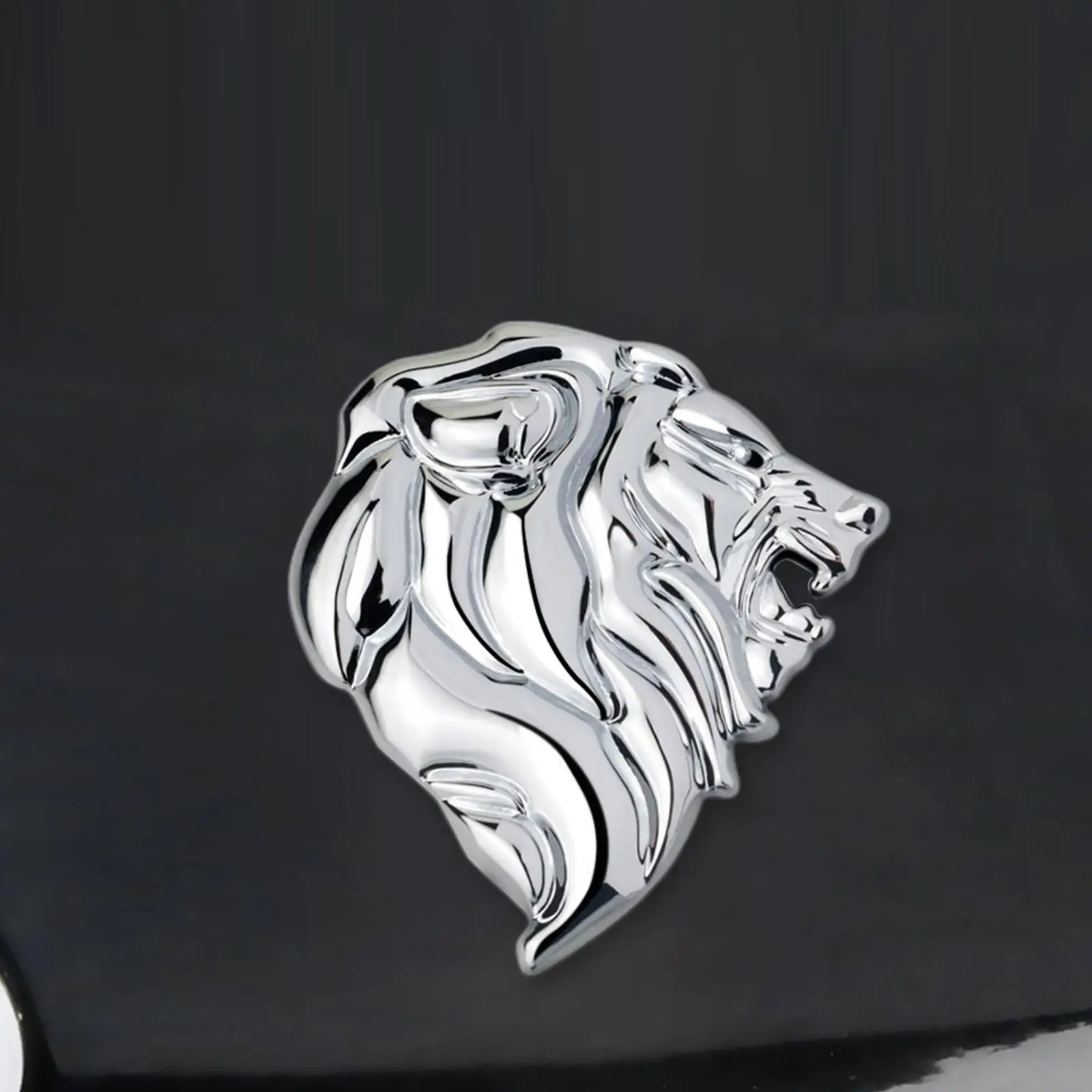 Silver Lion Logo Car