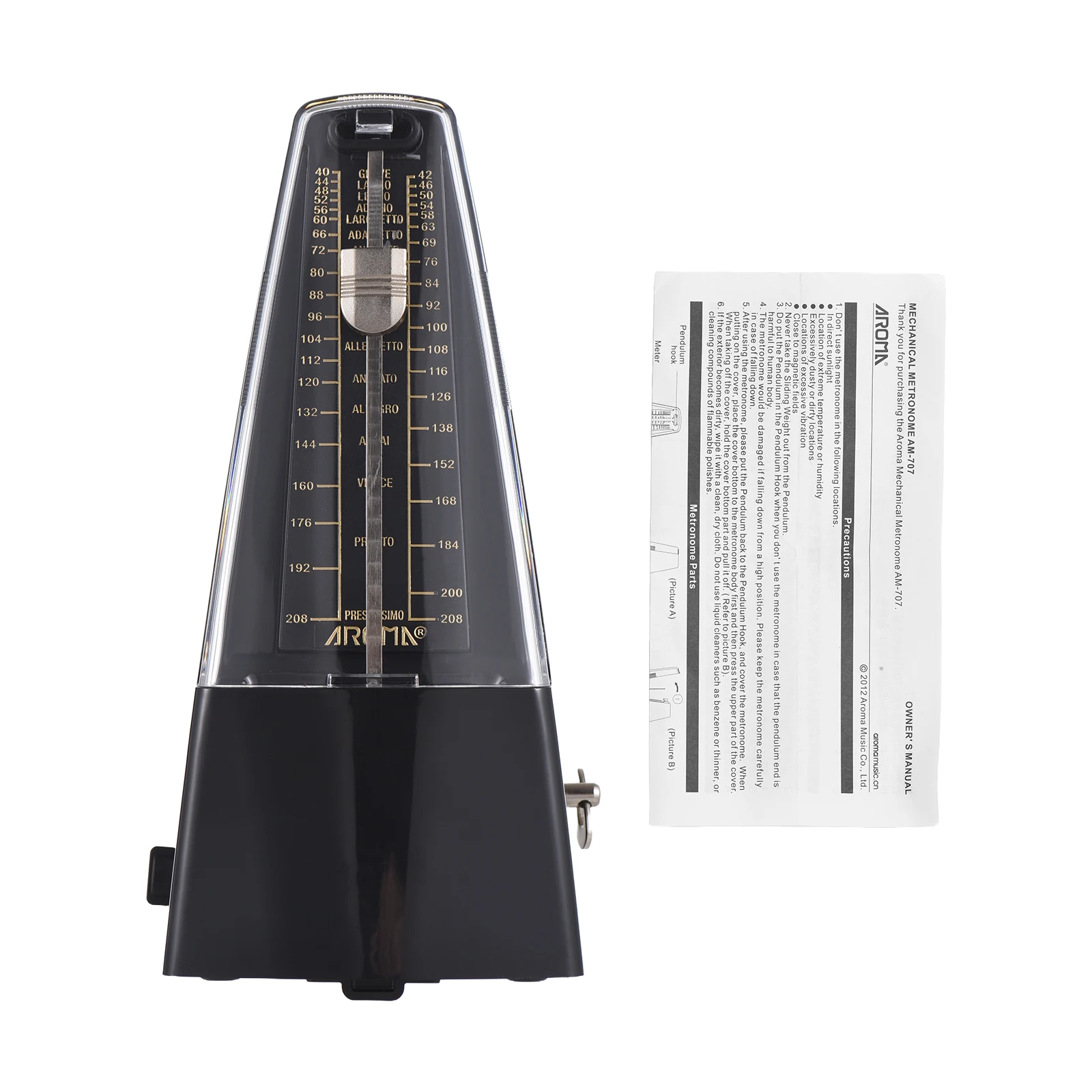 Mechanical-Metronome-Portable-Metronome-Adjustable-Beat-Speed ...
