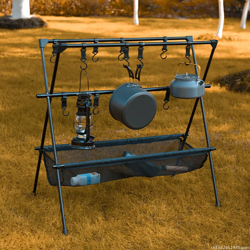 Outdoor-Camping-Hanging-Shelf-Multi-Aluminum-Alloy-Triangle-Rack-Picnic ...
