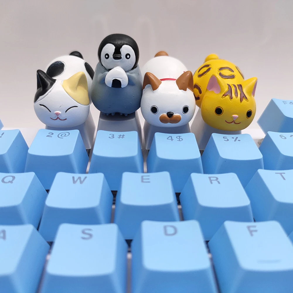 Teclas-de-Anime-de-gato-bonito-accesorios-de-juego-de-Teclado-mec-nico ...