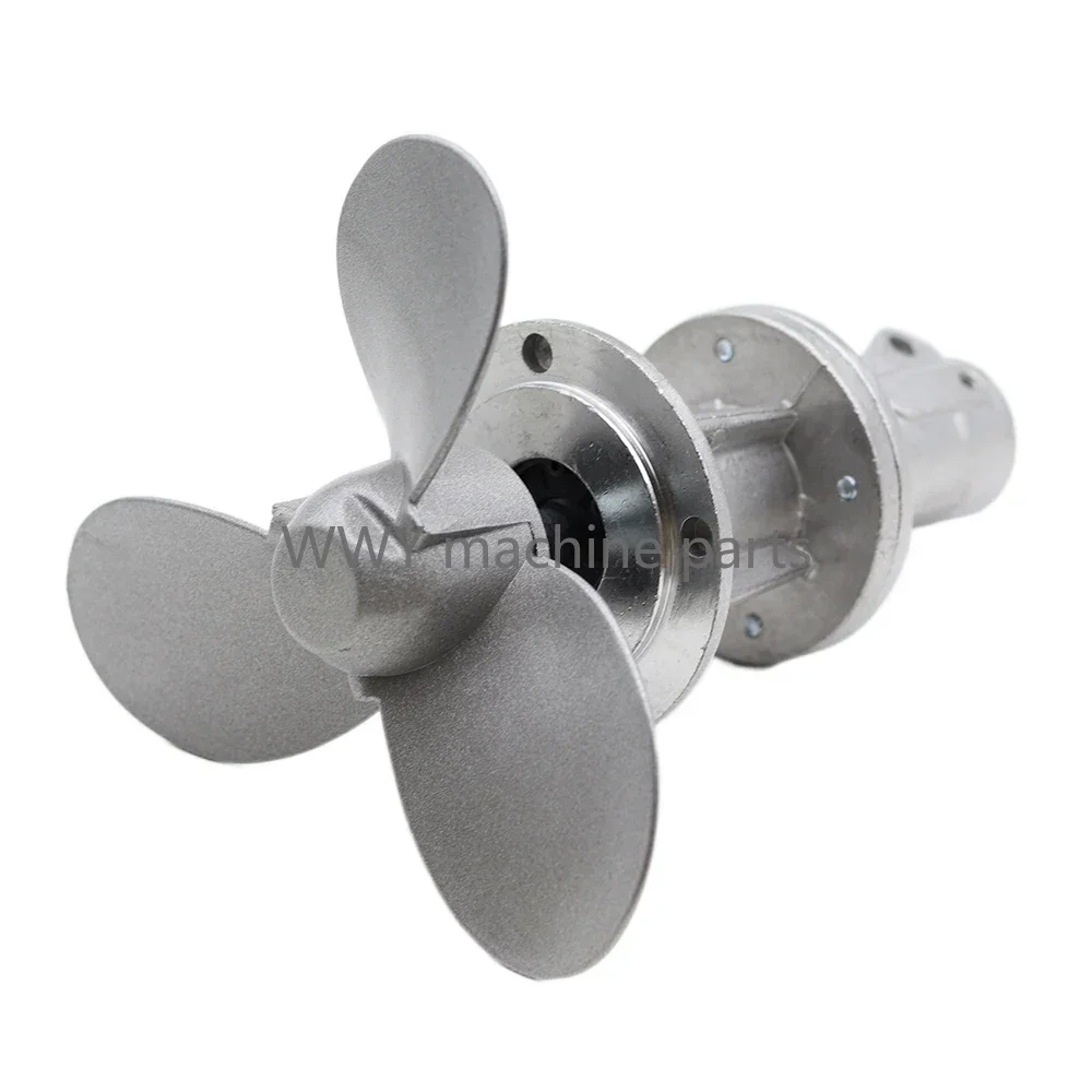 DIY-Gasoline-Lawn-Mower-Modified-Boat-Propeller-Grass-Trimmer-Brush ...