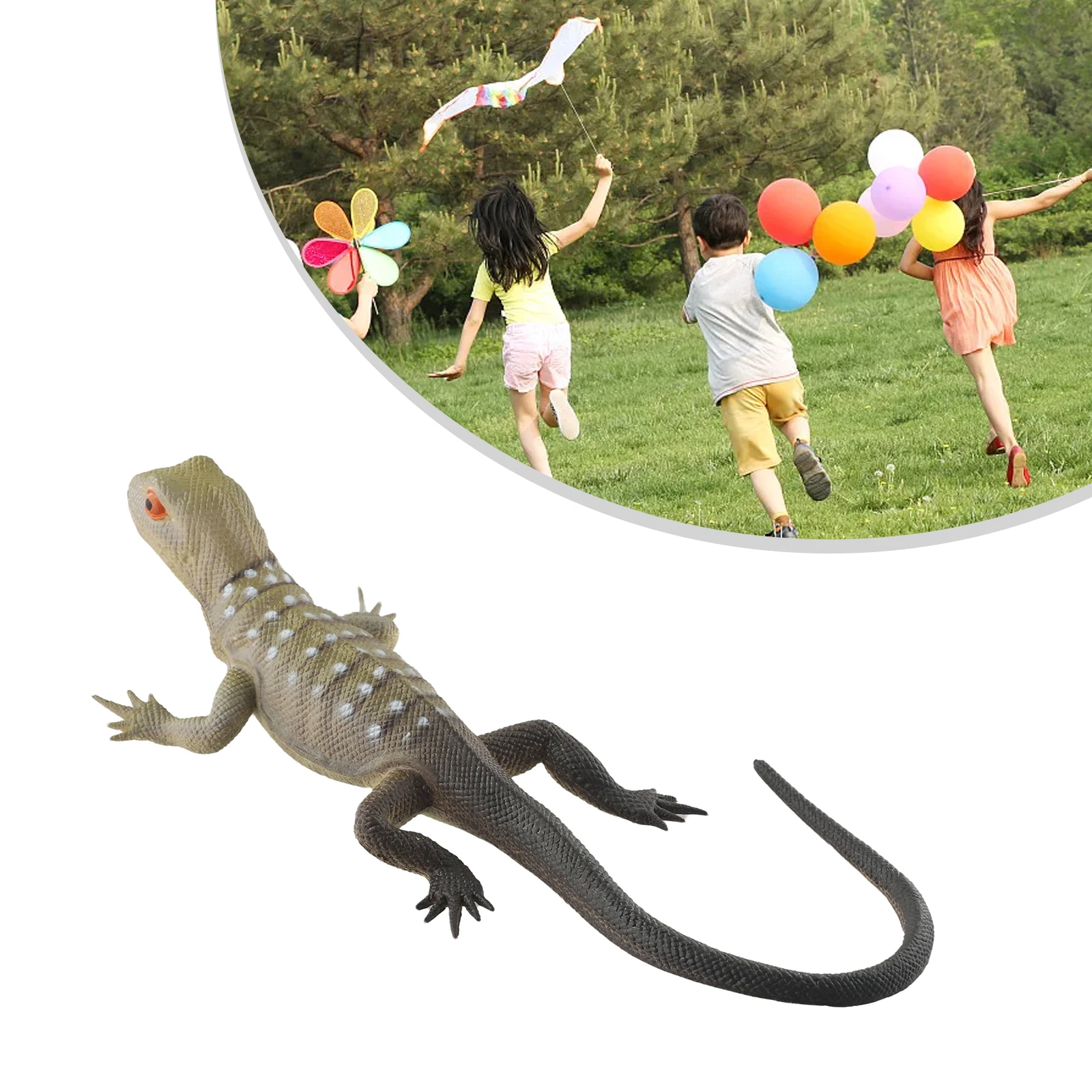 1pcs-Lifelike-Shape-Vivid-Soft-Rubber-Lizard-Figure-Zoo-Reptile-Toy ...