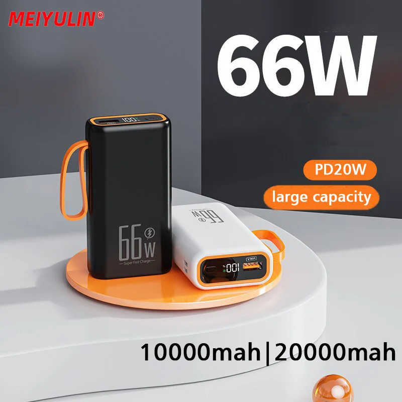 Large-Capacity-20000mAh-Power-Bank-Powerful-66W-Fast-Charger-External-Battery-Portable-10000mAh ...