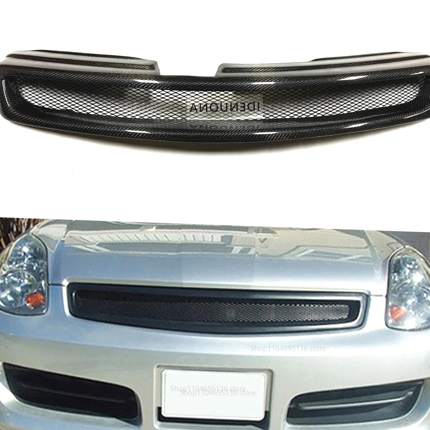 New! Front Grille Grill For Infiniti G35 2003.7-2004 Nissan Skyline V35 ...