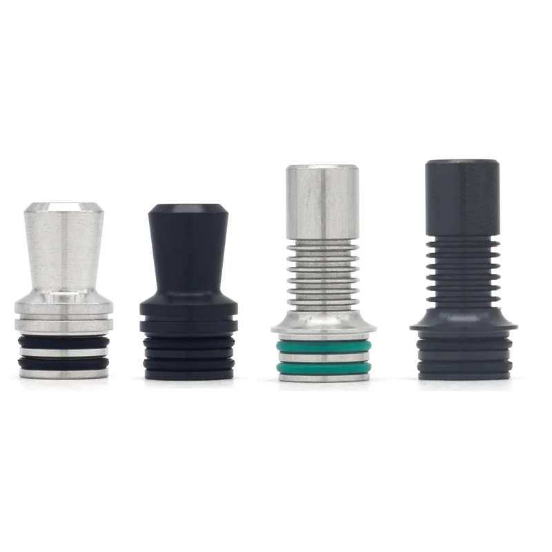 510 Drip Tip Stainless Steel Titanium Mouthpiece for RTA Tank RDA Vape ...