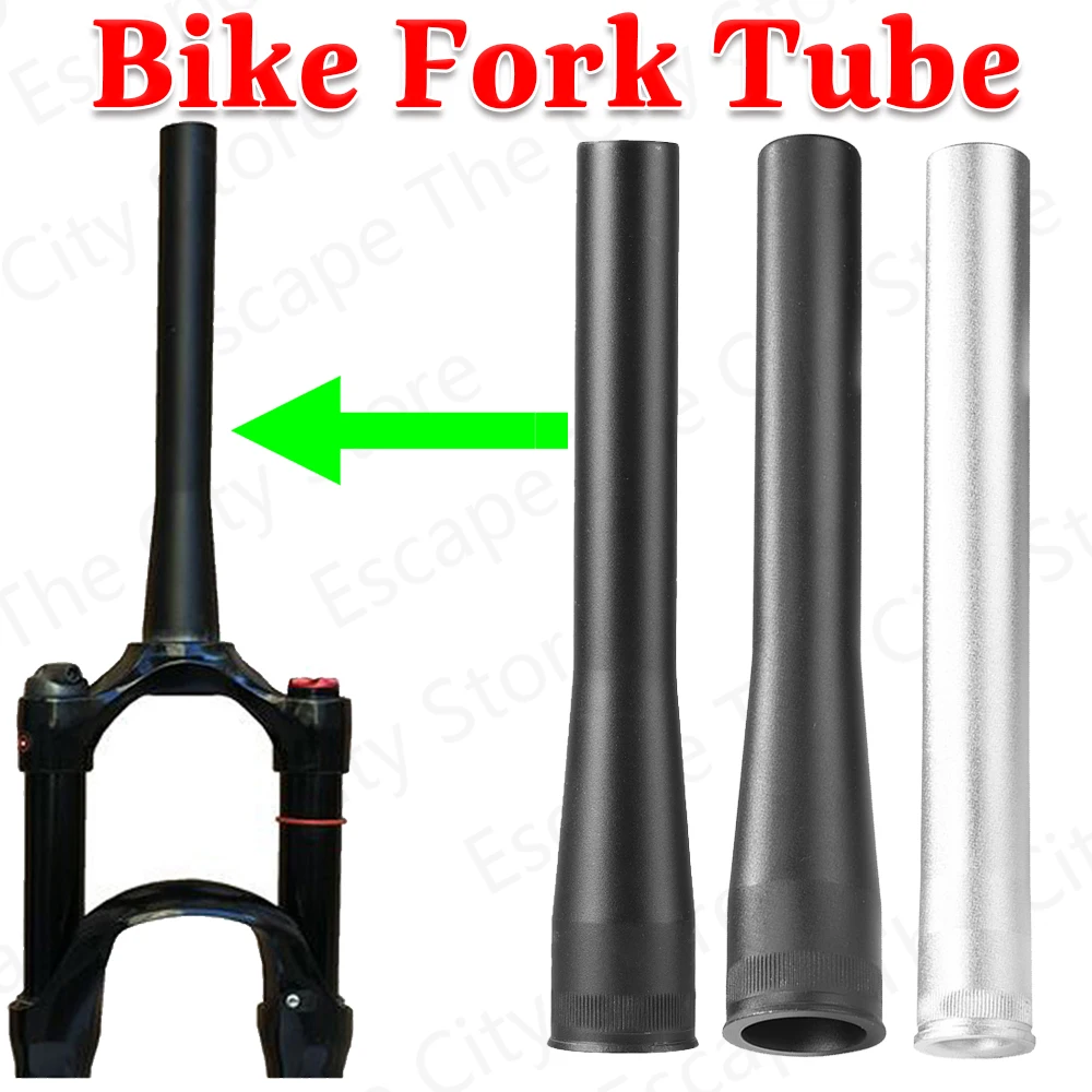 Bike Front Fork Tube Aluminum Alloy Mountain Bicycle Shock Absorber Gas ...