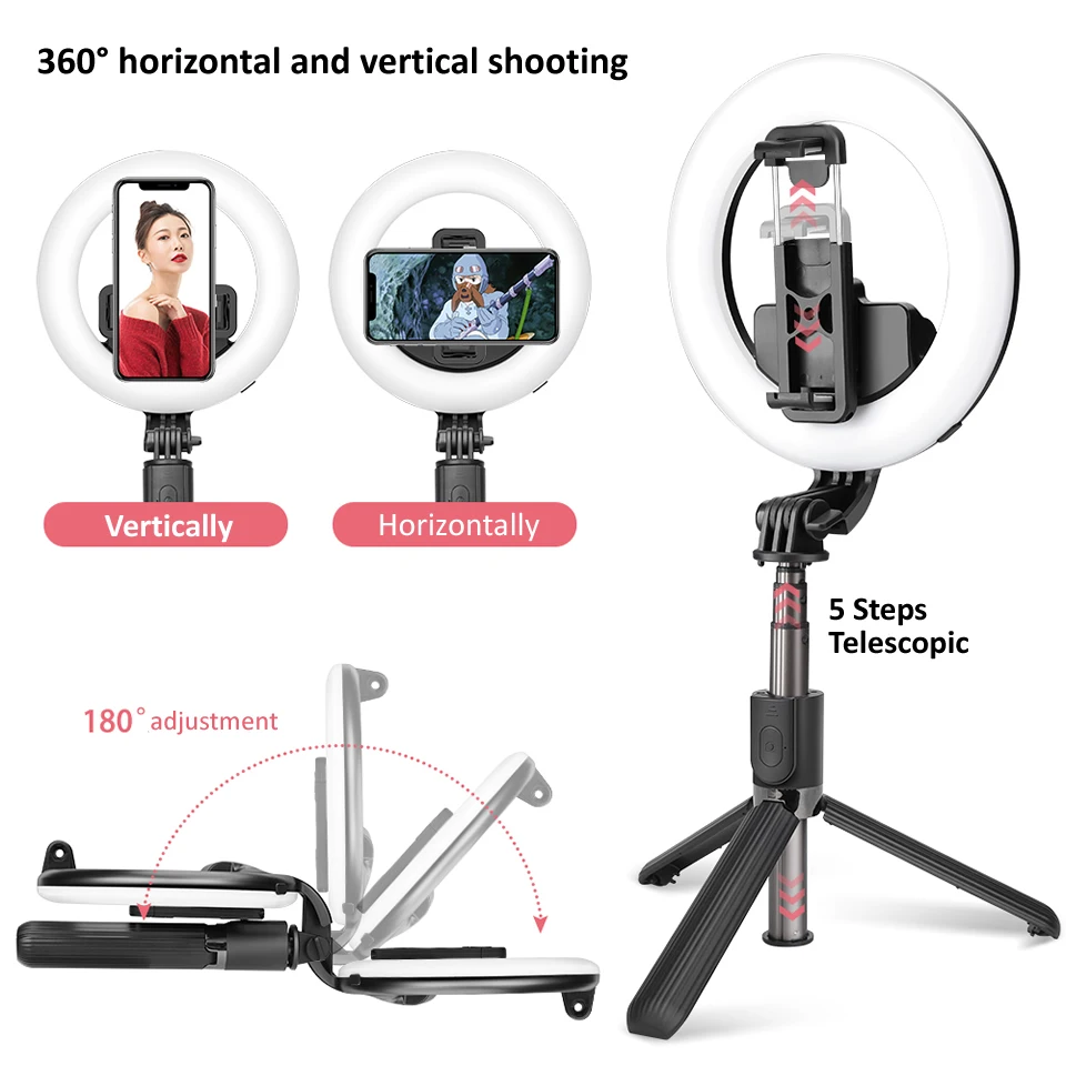 Selfie Light Wireless Stick Mini Tripods Alicambo Online Shop