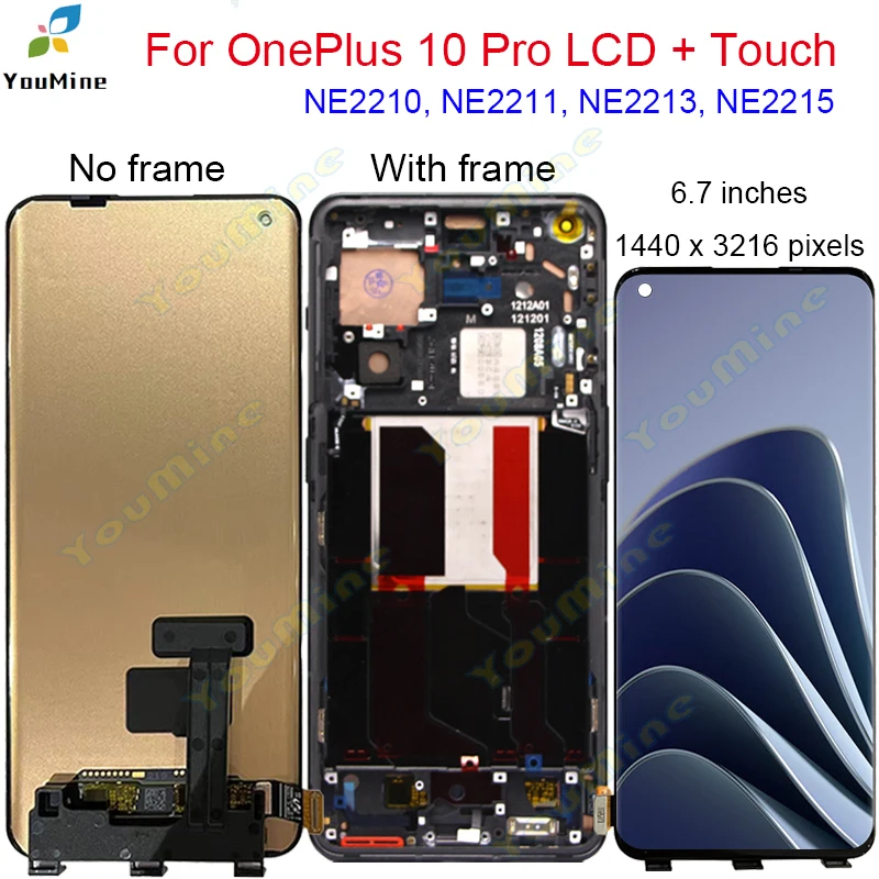 Amoled-6-7-For-OnePlus-10-Pro-LCD-NE2210-NE2213-Display-Touch-Panel ...