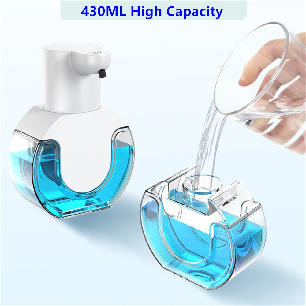 430ML-Automatic-Foam-Dispenser-Wall-Mounted-Infrared-Inductive-Liquid ...