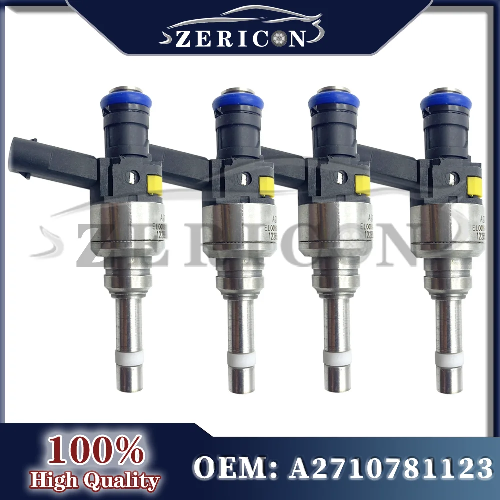 4pcs A2710781123 Original 95% New Fuel Injector For Mercedes-benz-w204 ...