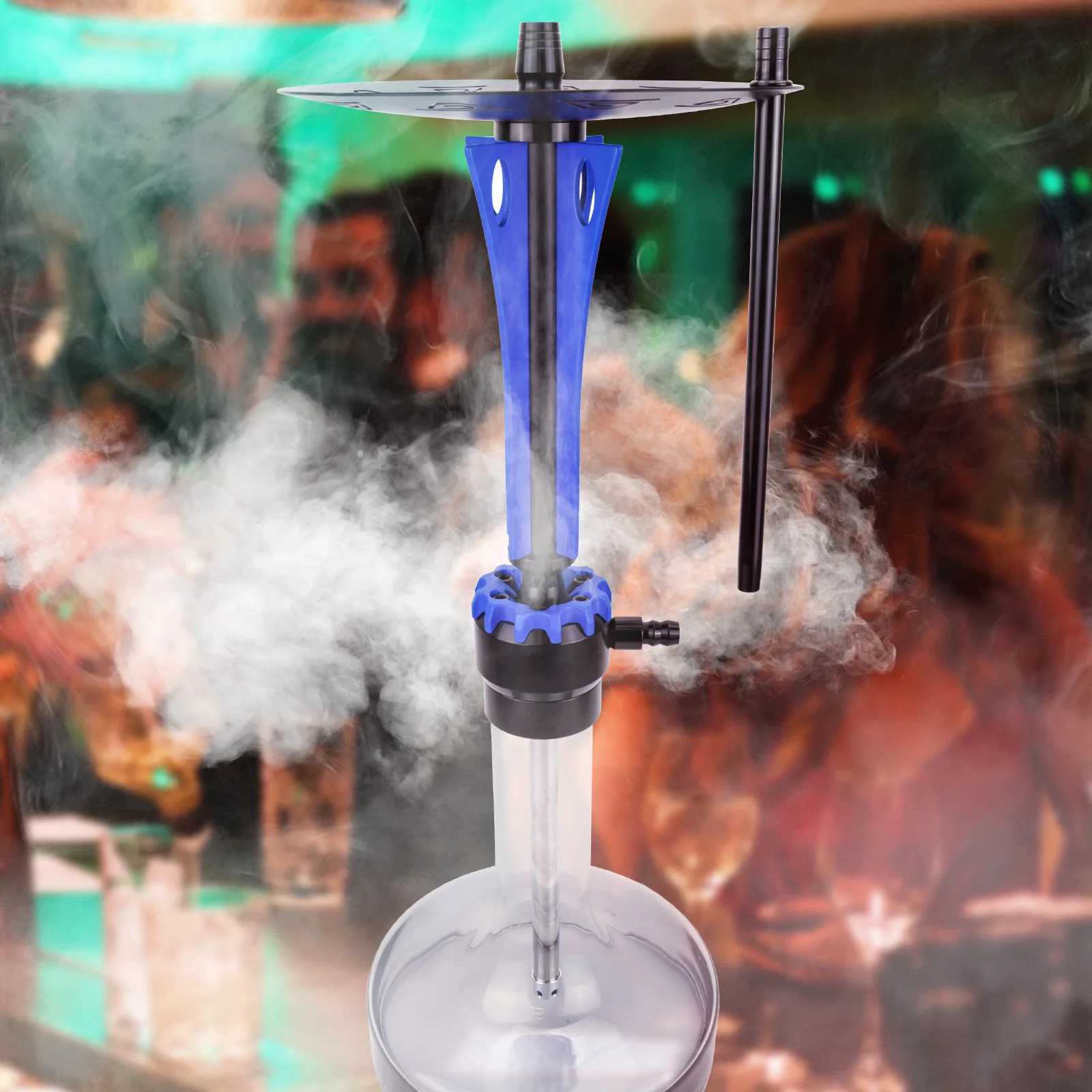 Premium Glass Hookah Set Luxury Ergonomic Design Easy Clean with All ...