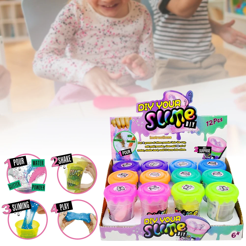 DIY-For-Slimes-Charms-Glitter-Make-Fluffy-SlimesKit-Filler-Powder-Soft ...